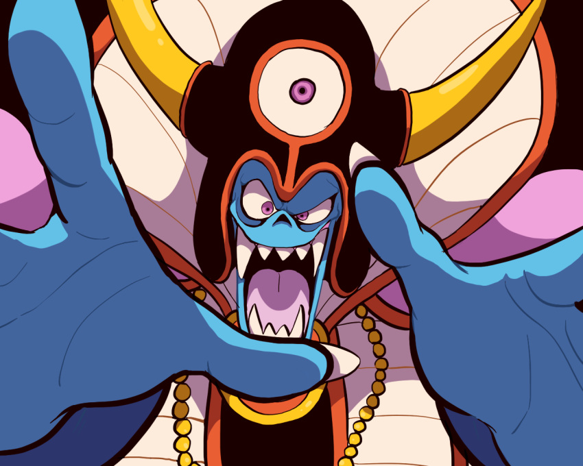 Safebooru - 1boy blue skin colored skin commentary request dragon quest ...