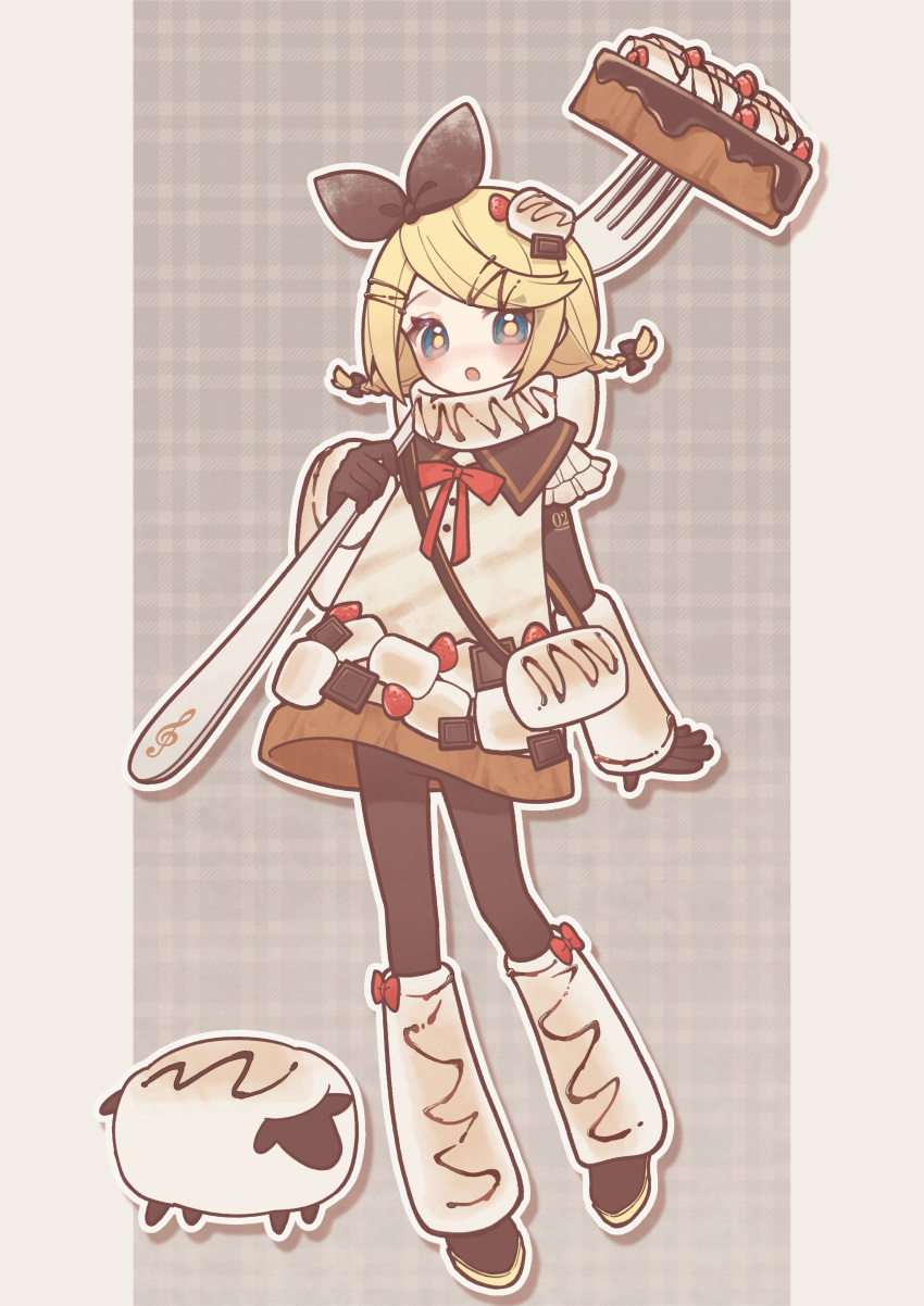 Safebooru - 1girl :o absurdres alternate costume black footwear black gloves black leggings ...