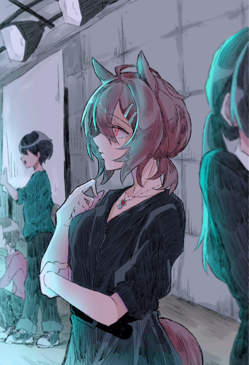 Safebooru - 4girls agnes tachyon (umamusume) ahoge animal ears belt breasts collarbone double ...