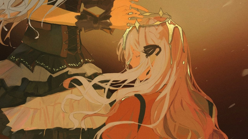 Safebooru - 2girls asphyxiation bang dream! bang dream! it's mygo!!!!! black corset black ribbon ...