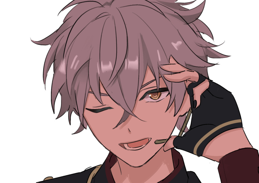 Safebooru - 1boy black collar black gloves blonde hair collar collared ...