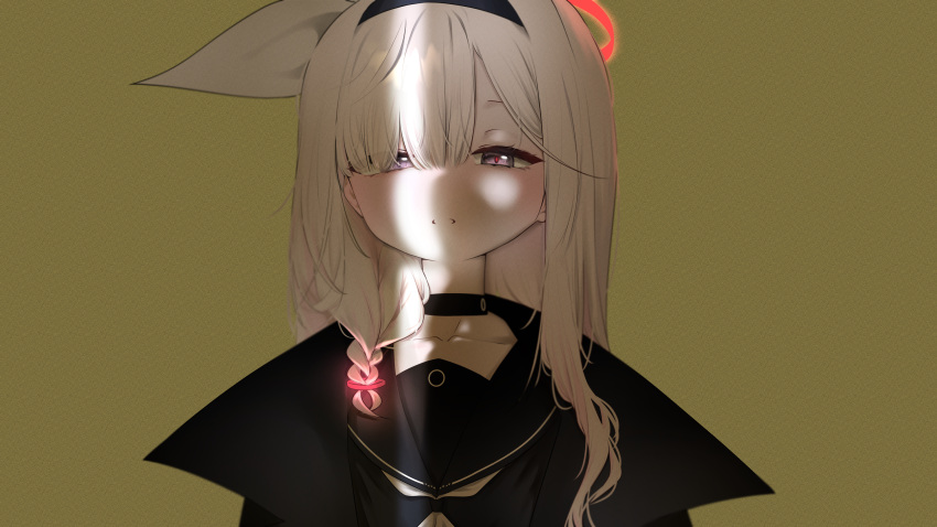 Safebooru - 1girl absurdres black choker black coat black eyes black hairband black sailor ...