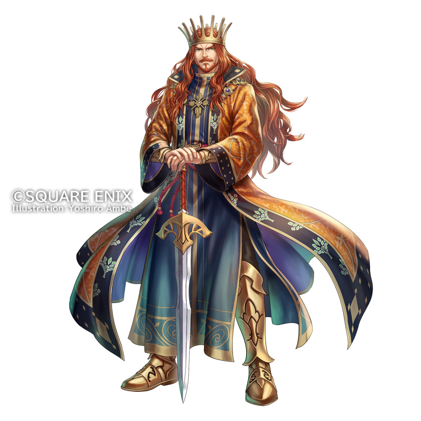 Safebooru - 1boy anbe yoshirou armor armored boots artist name beard ...