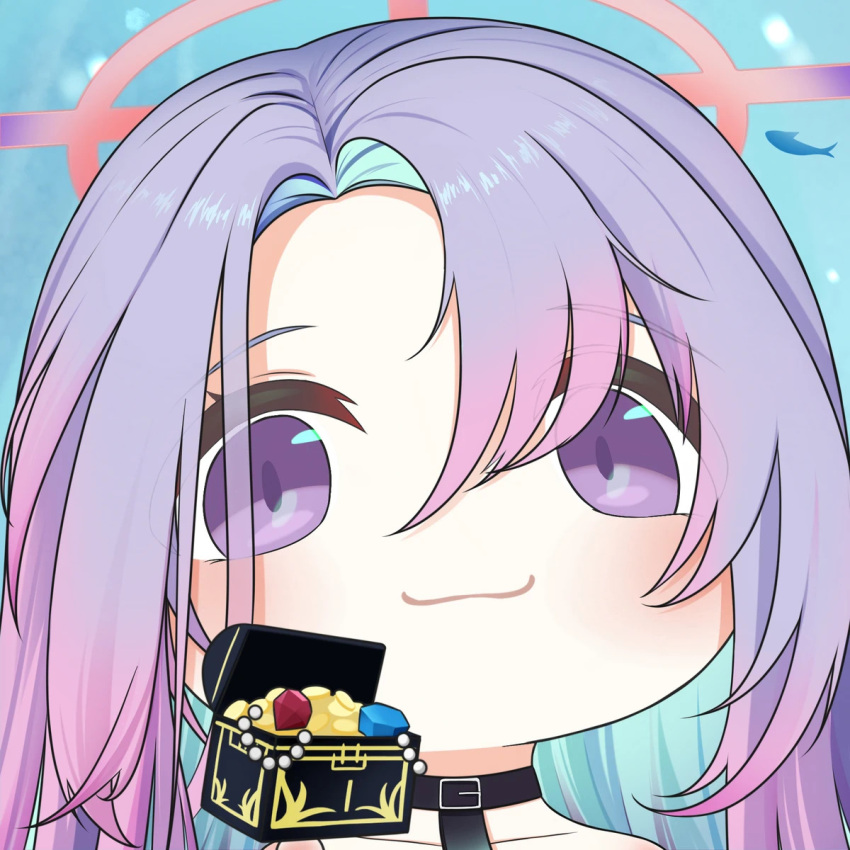 Safebooru - 1girl azur lane ganj-i-sawai (azur lane) halo long hair quancy treasure chest | 5516164