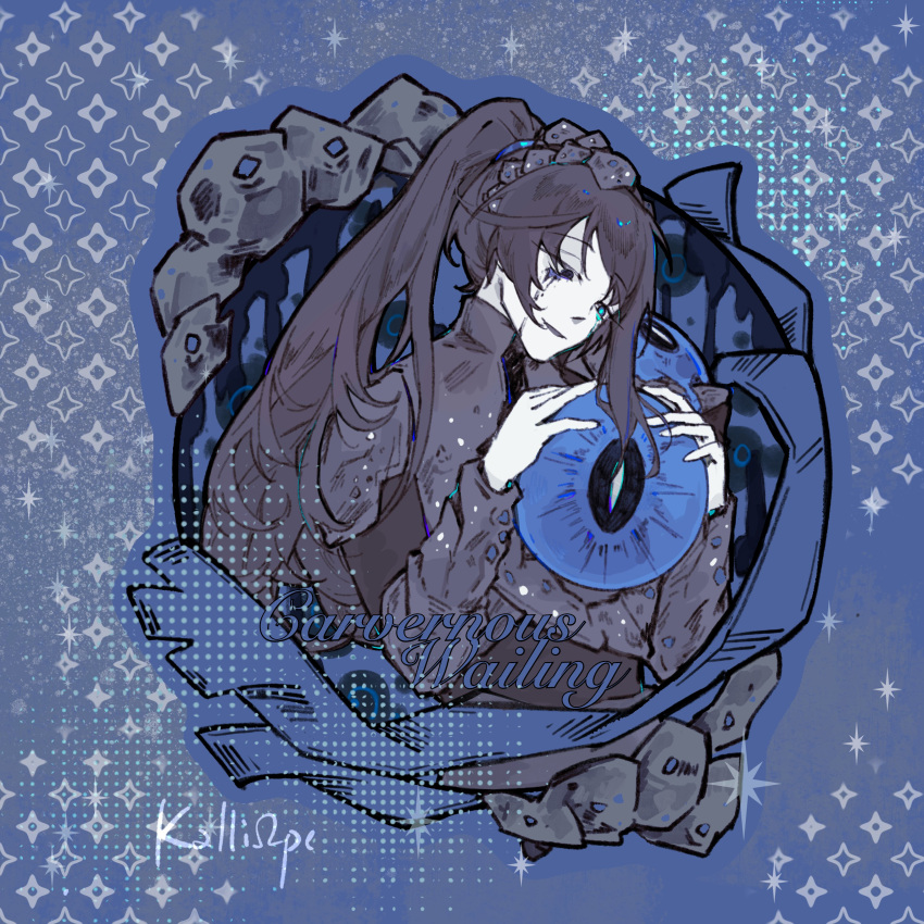 Safebooru - 1boy absurdres aqua eyes armor black armor black eyes black ...