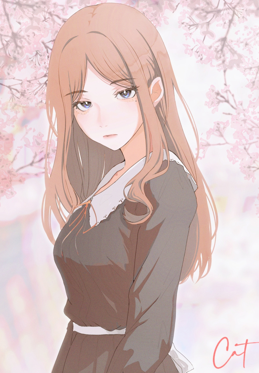 Safebooru - 1girl absurdres bang dream! bang dream! it's mygo!!!!! black dress blue eyes brown ...