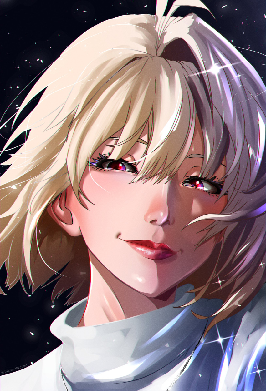 Safebooru - 1girl absurdres ahoge antenna hair arcueid brunestud blonde ...