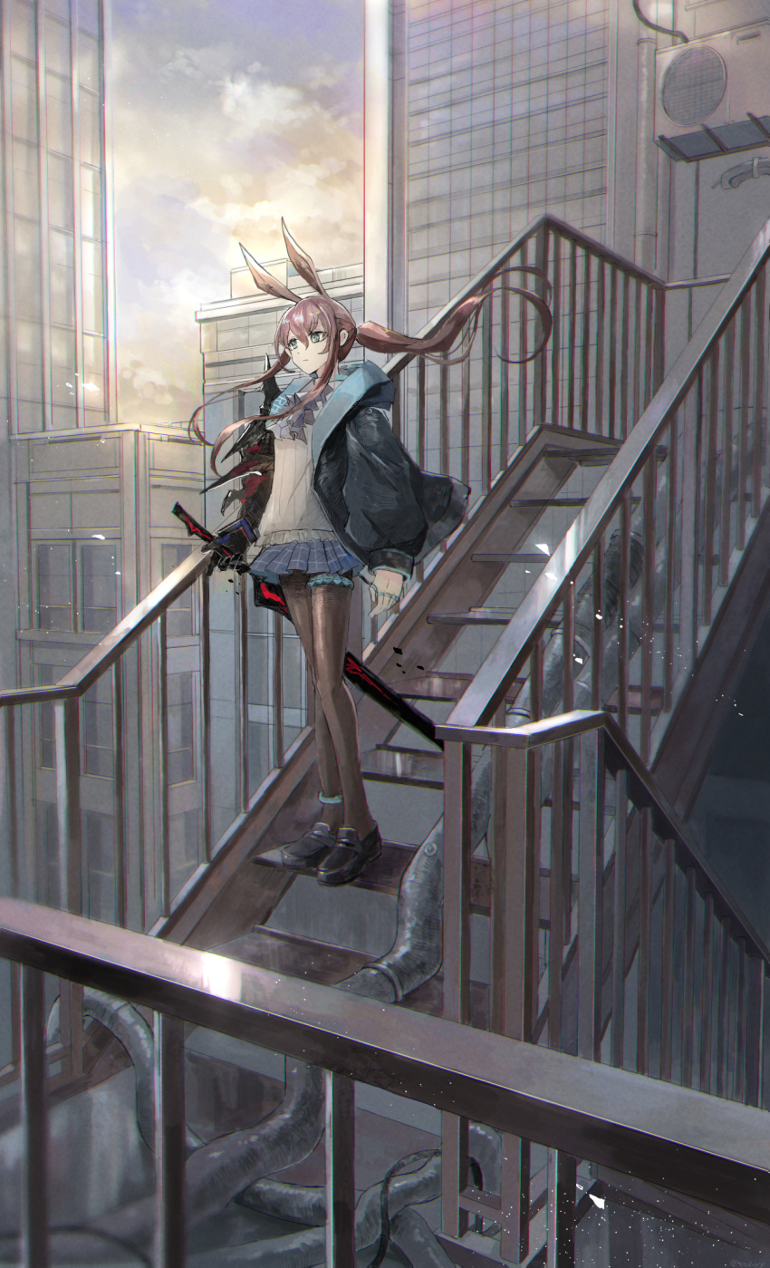 Safebooru - 1girl amiya (arknights) amiya (guard) (arknights) animal ...