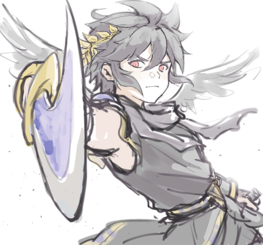 Safebooru - 1boy ahoge belt black hair chinese commentary closed mouth ...