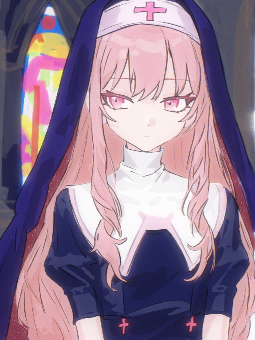 Safebooru - 1other akiyama mizuki church closed mouth cobwvmeti dress ...