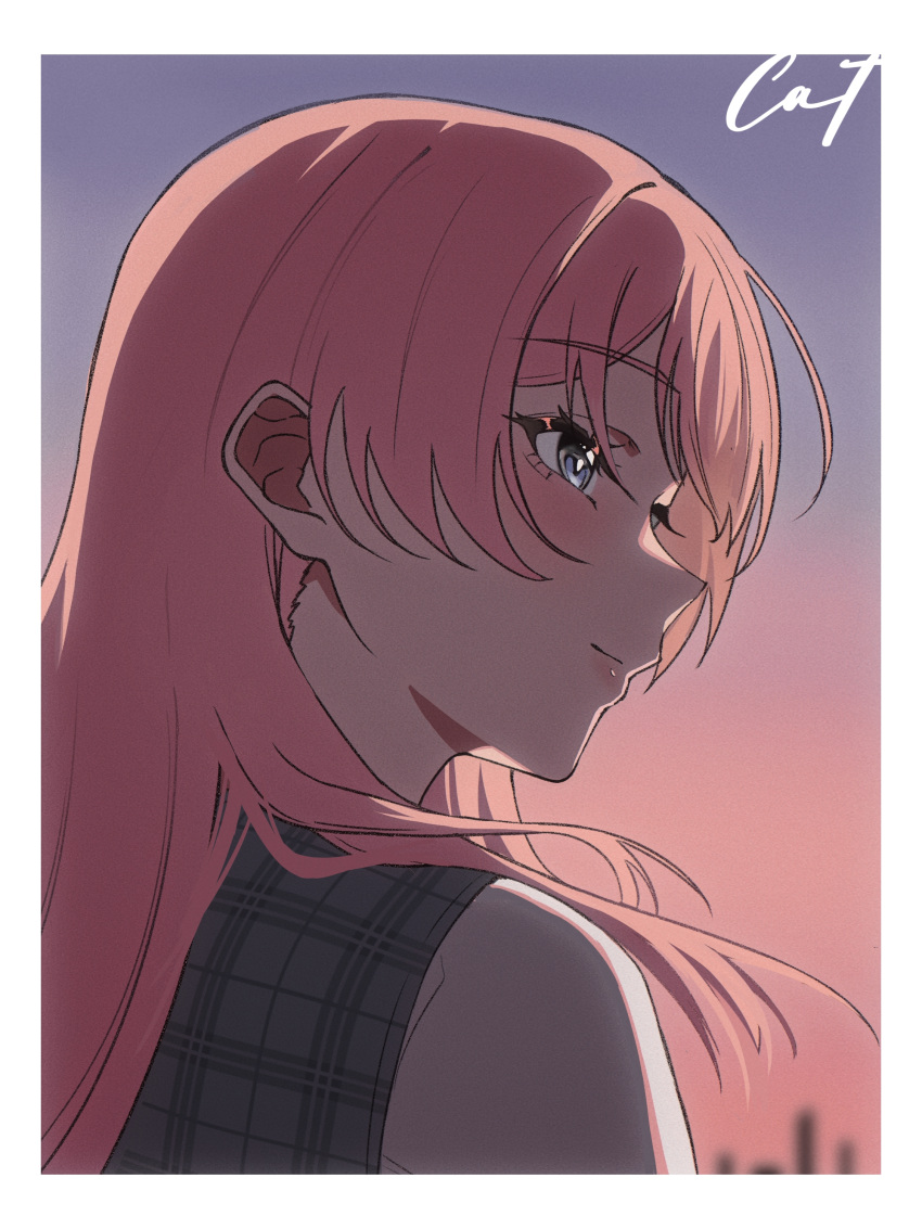 Safebooru - 1girl absurdres backlighting bang dream! bang dream! it's mygo!!!!! border chihaya ...