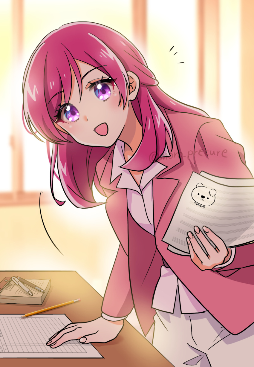 Safebooru - 1girl absurdres artist logo artist name belt blouse blush brown belt half updo ...