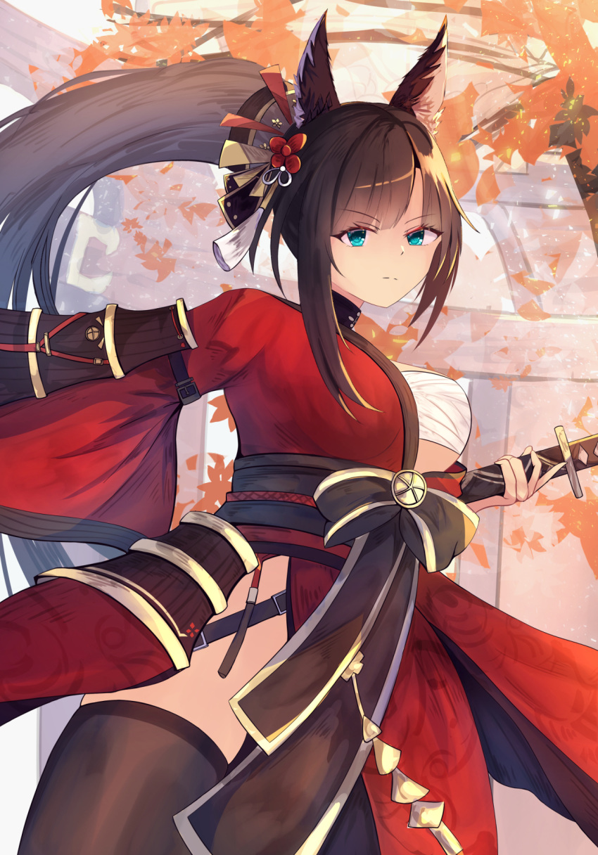 Safebooru 1girl Azur Lane Black Hair Blue Eyes Breasts Hane Feathe02 5268