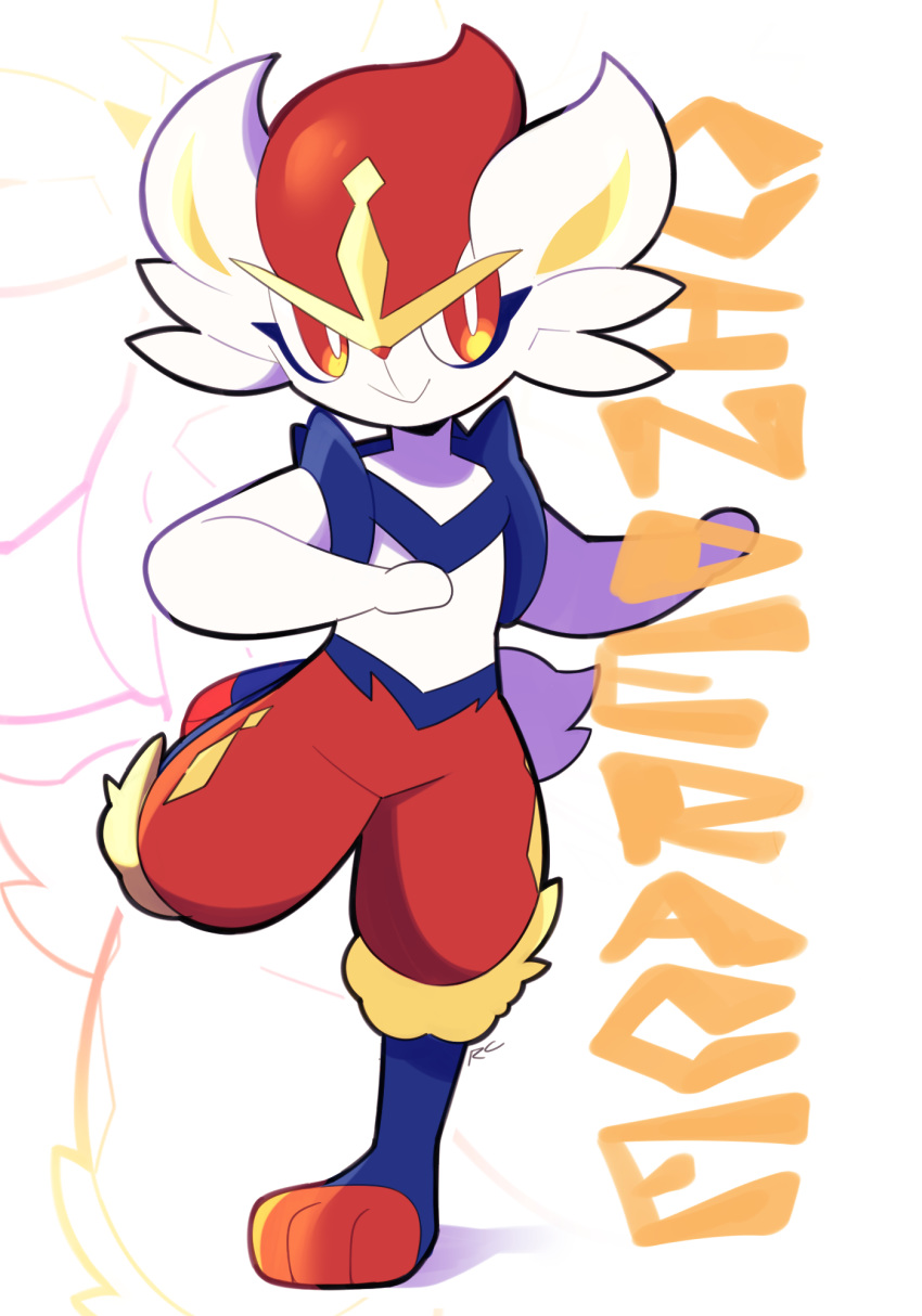 Safebooru - artsy-rc bright pupils character name cinderace closed ...