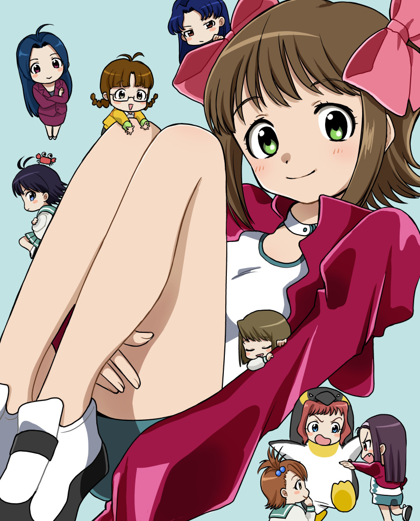 Safebooru - 6+girls absurdres ahoge akizuki ritsuko amami haruka animal costume antenna hair ...