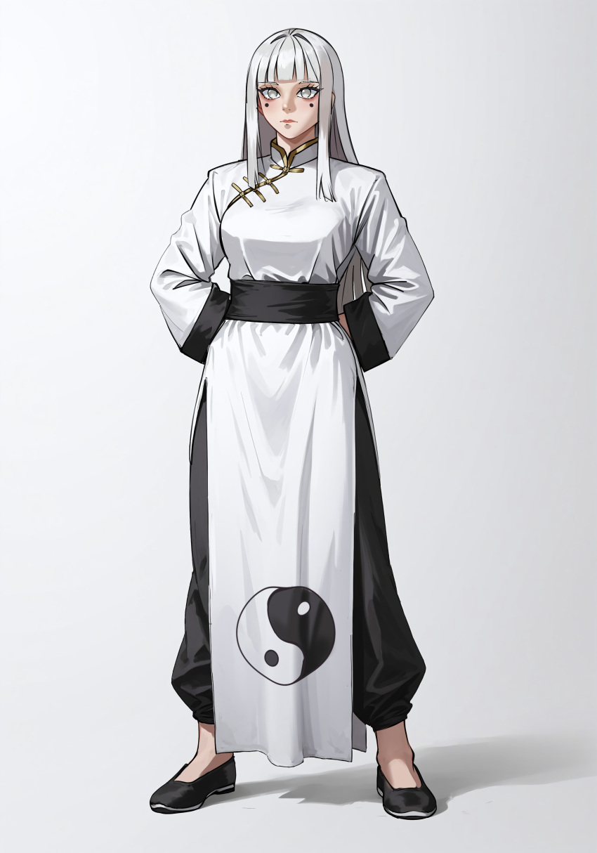 Safebooru - 1girl absurdres arms behind back china dress chinese ...