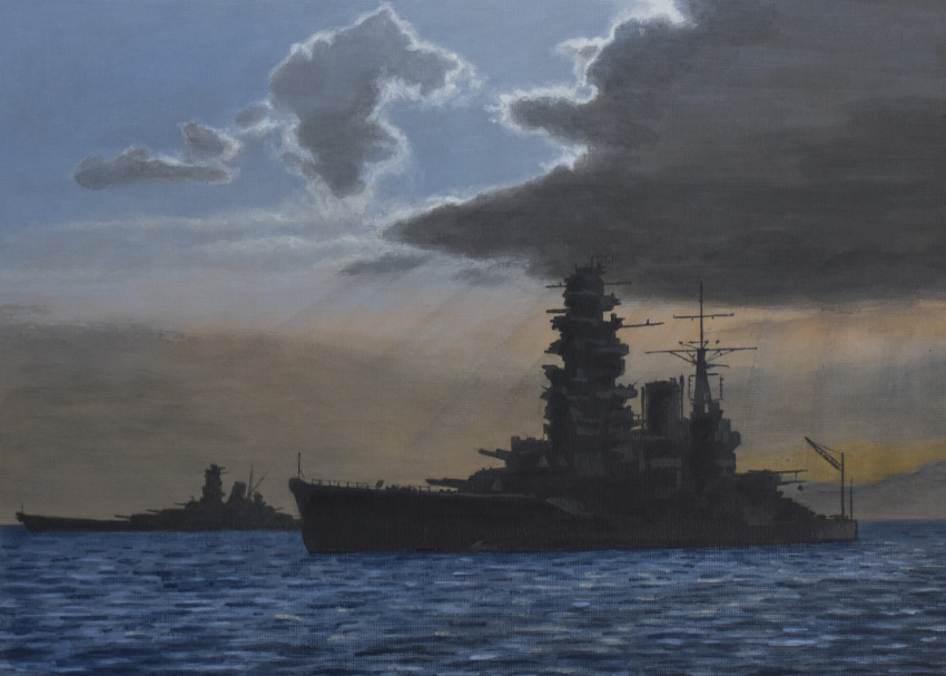 Safebooru - absurdres acrylic paint (medium) atelier bono battleship ...