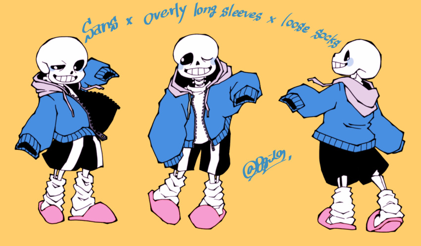 Safebooru - 1boy back black shorts english text full body grin hollow ...