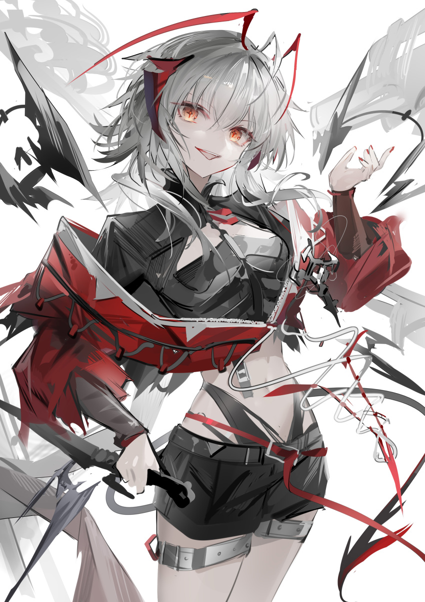 Safebooru - 1girl absurdres antennae arknights commentary dagger hair ...