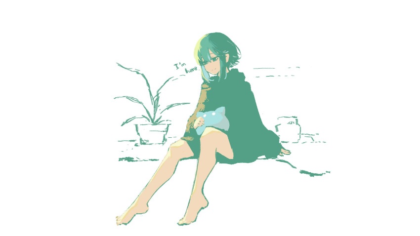 Safebooru - 1girl absurdres ayn (rnna) barefoot commentary creature ...