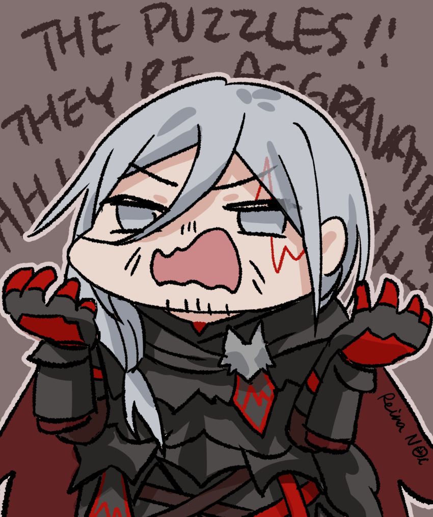 Safebooru - armor black armor black gloves chibi fulgur ovid fulgur ...