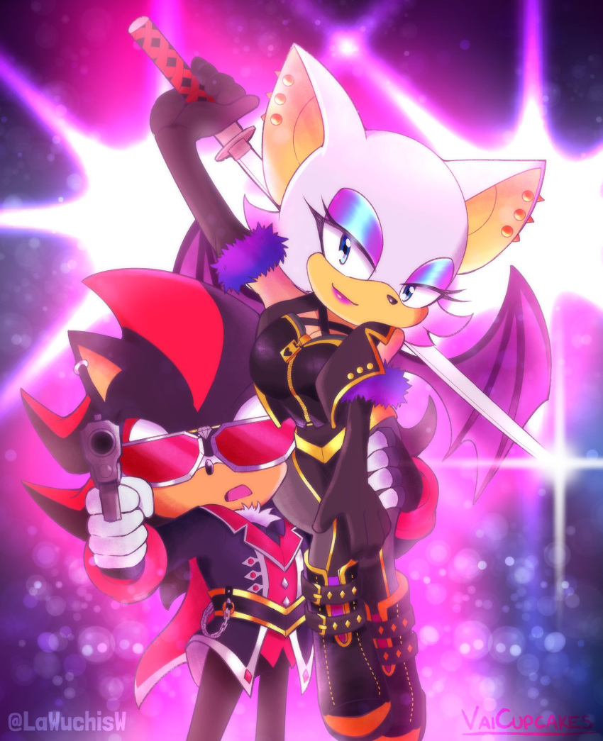 Safebooru - absurdres animal ears bat ears bat girl bat wings black boots boots eyeshadow furry ...