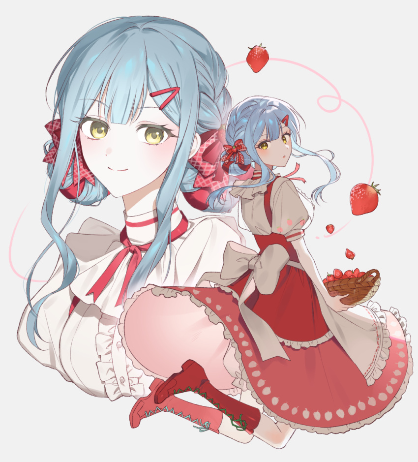 Safebooru - 1girl bang dream! bang dream! it's mygo!!!!! blue hair bow braid commentary food ...