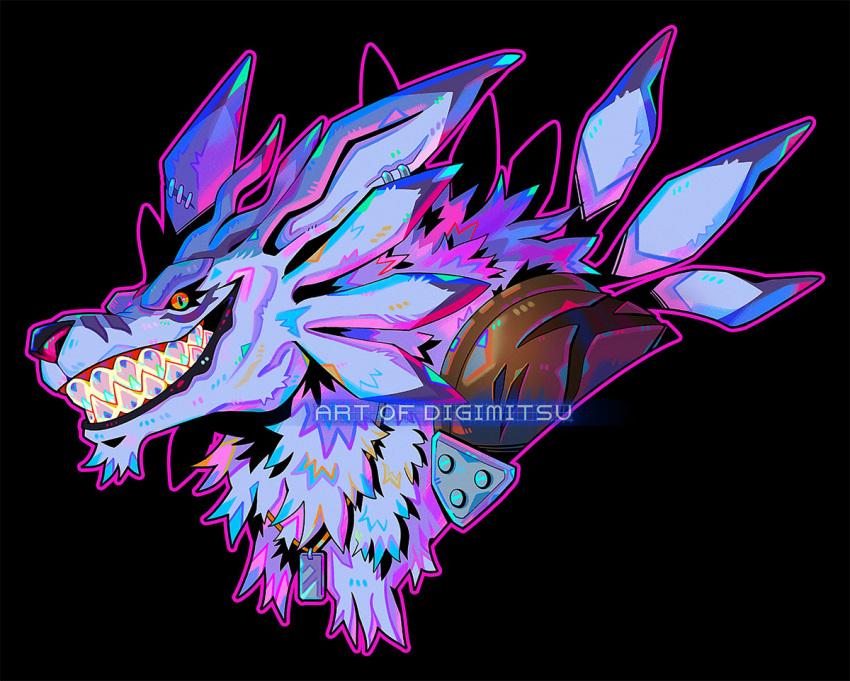 Safebooru - 1boy black background blue fur body fur digimitsuart ...