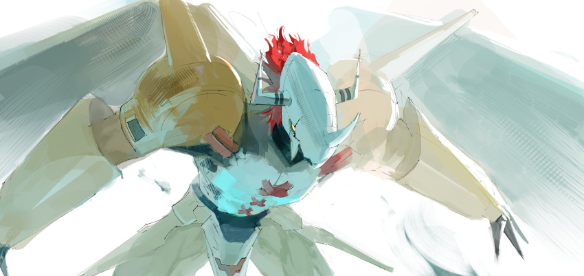 Safebooru - armor cowboy shot digimon digimon (creature) dragon helmet ...