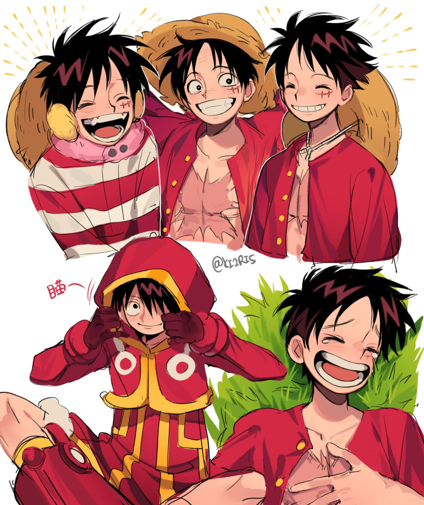 Safebooru - 1boy black eyes black hair boots brown gloves closed eyes ...