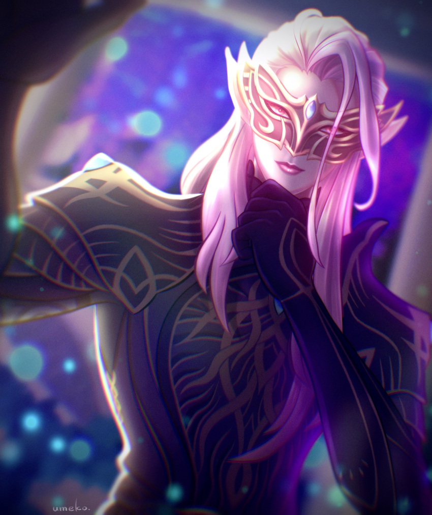 Safebooru - 1boy absurdres afk (series) afk journey armor artist name blue gemstone blurry ...