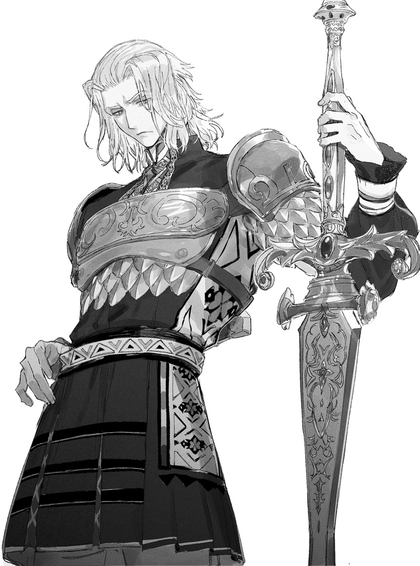 Safebooru - 1boy absurdres alternate costume armor breastplate cowboy ...