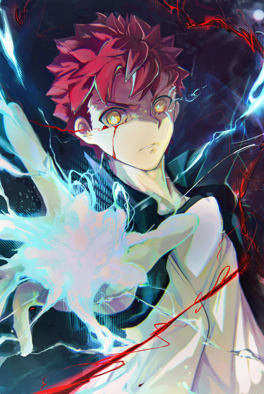 Safebooru - 1boy absurdres blood blood on face emiya shirou fate/stay ...