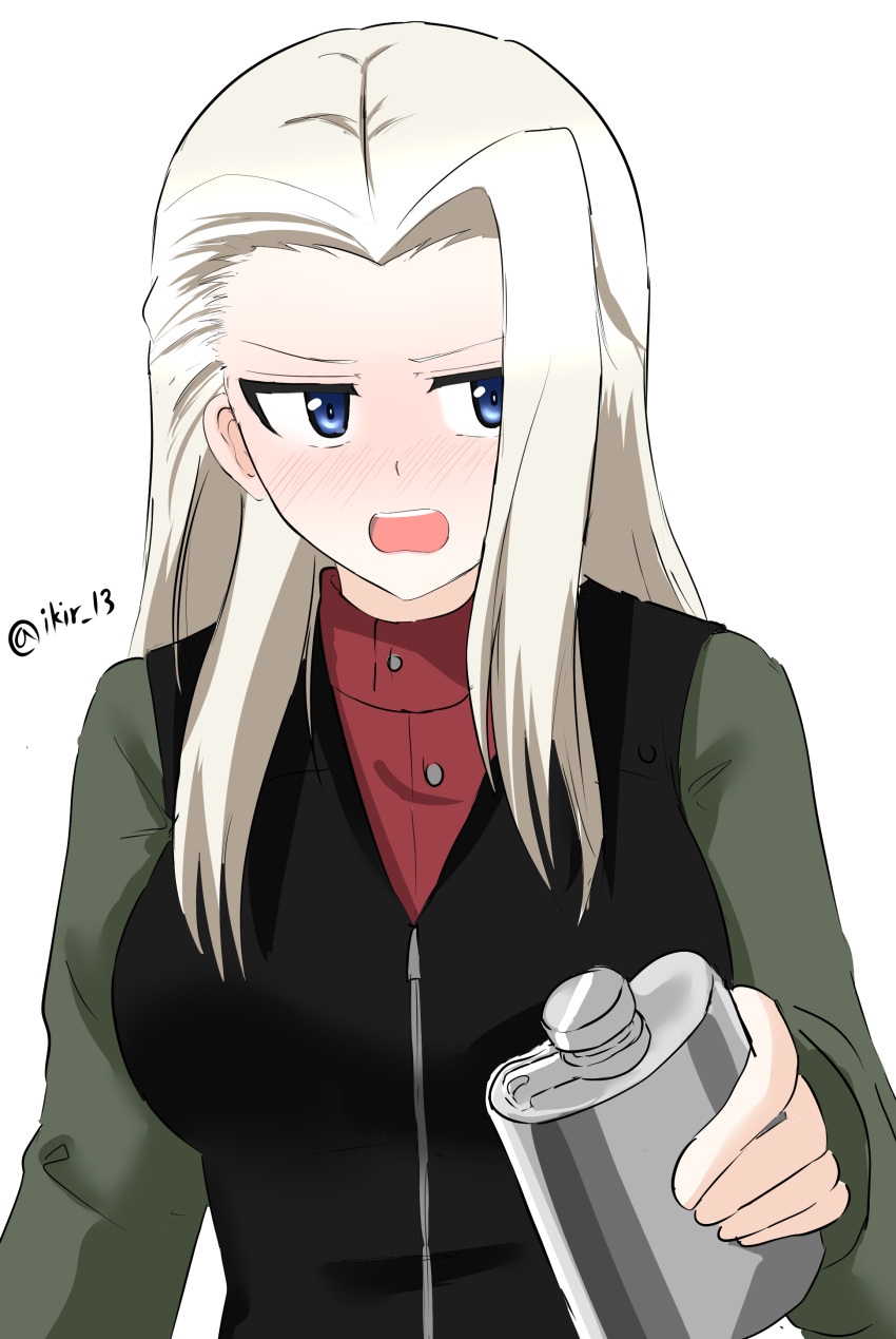 Safebooru - 1girl absurdres aikir (jml5160) artist name blonde hair blue eyes blush breasts ...