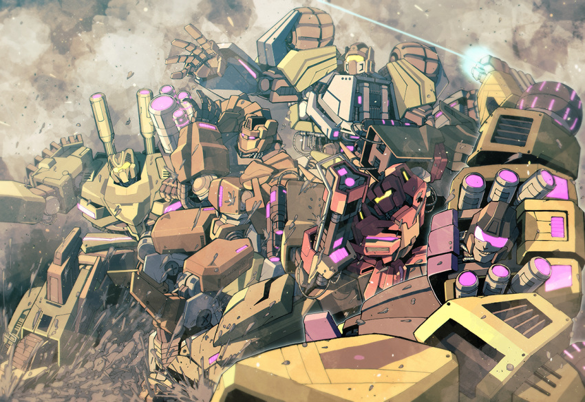 Safebooru - arm cannon assault visor blast off (transformers) borezet ...