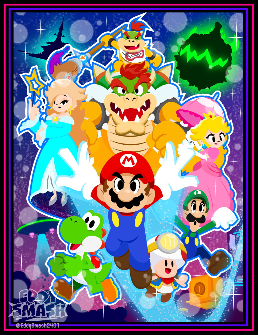 Safebooru - armlet bowser brown shoes eddysmash2407 gloves green hat ...