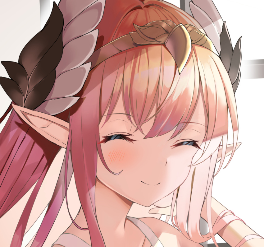 Safebooru - 1girl ^ ^ blush circe (fate/grand order) circlet closed ...