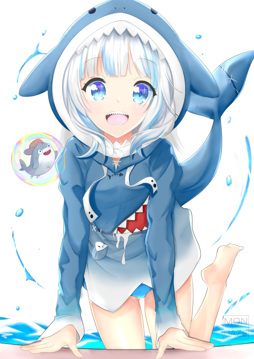 Safebooru - 1girl :o absurdres arm support bangs barefoot baseball cap bikini bikini bottom ...