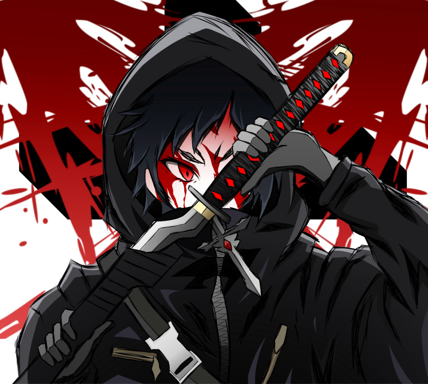 Safebooru - 1girl absurdres bleeding blood blood+ blood on face blood ...