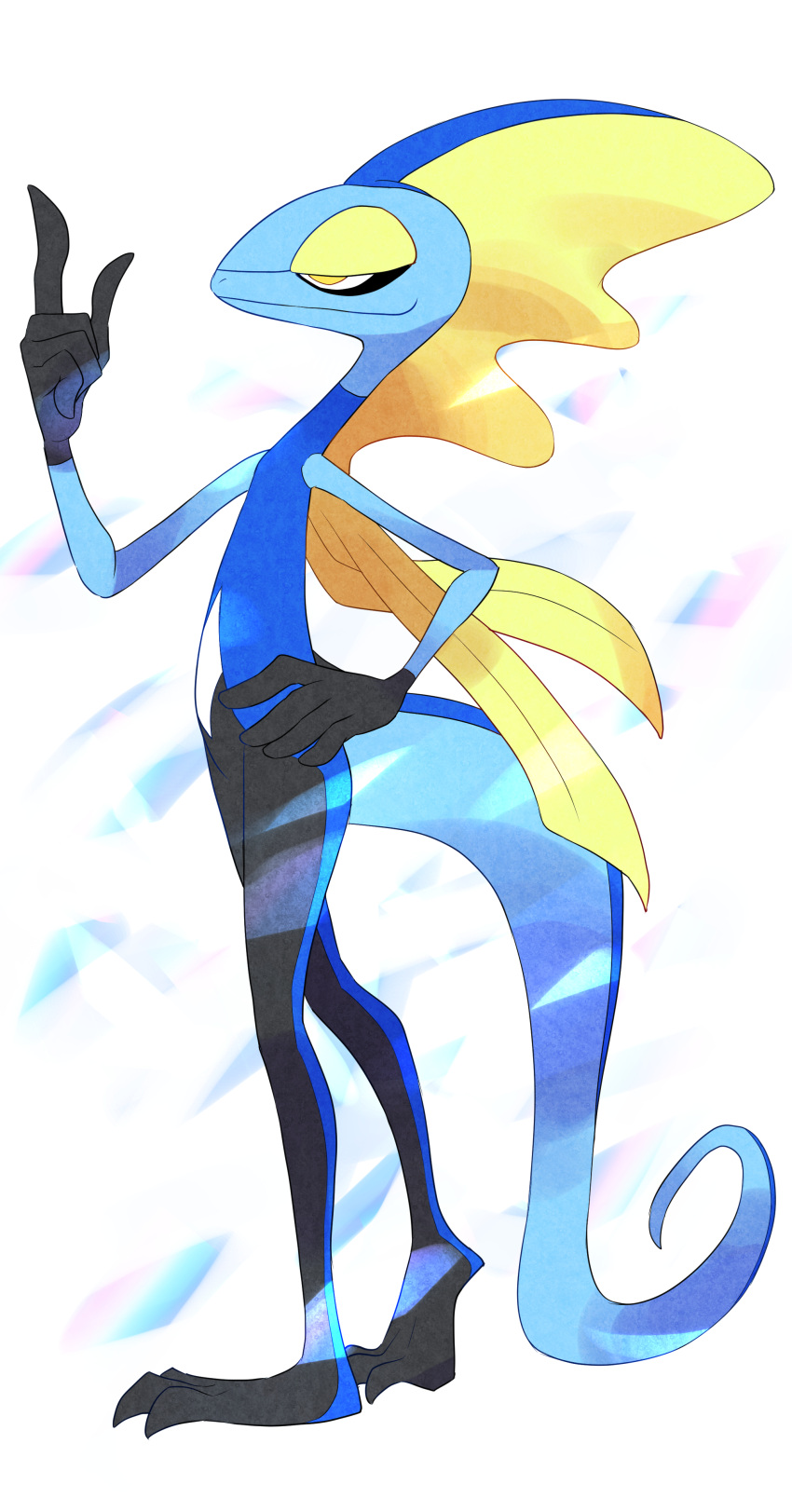 Safebooru - absurdres closed mouth full body gen 8 pokemon half-closed ...