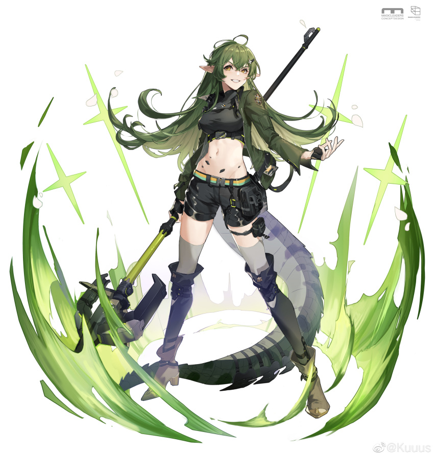 Safebooru - 1girl absurdres ahoge arknights belt belt pouch black footwear black gloves black ...