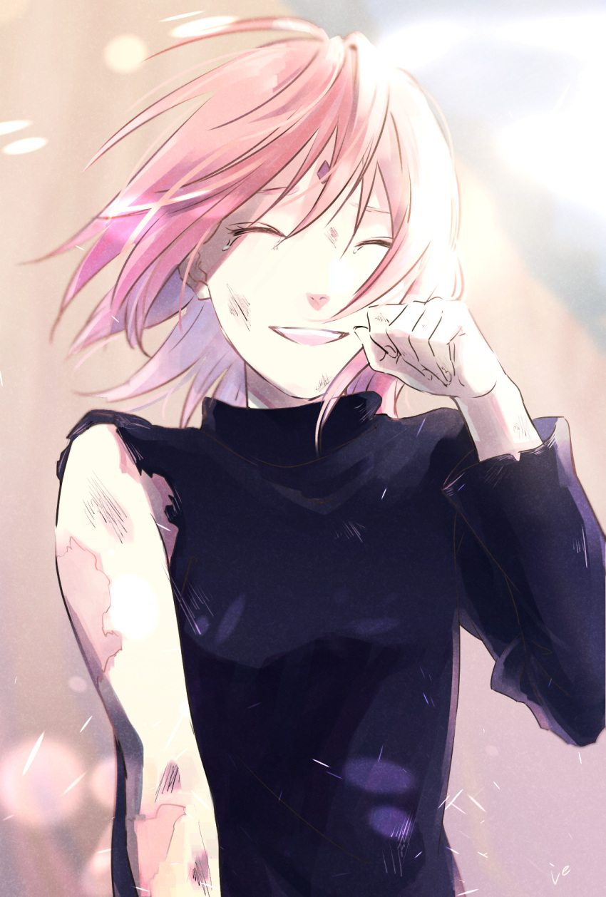 Safebooru - 1girl closed eyes crying haruno sakura highres naruto ...