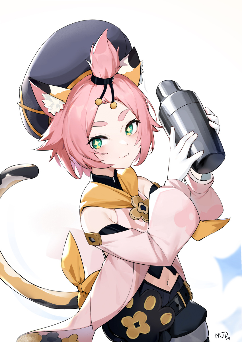 Safebooru - + + 17707 1girl :3 absurdres animal ear fluff animal ears bangs pinned back bare ...