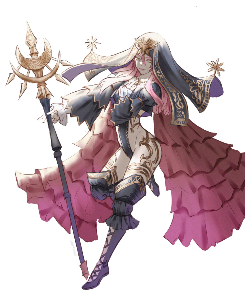 Safebooru - 1girl 45liza109 absurdres black footwear closed mouth final ...