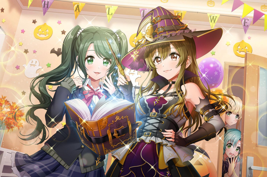 Safebooru - blush brown eyes brown hair d4dj dress long hair smile yamate kyouko | 3297722