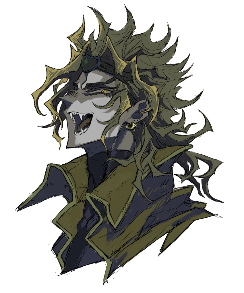 Safebooru - 10den 1boy blonde hair collarbone covered collarbone dio ...