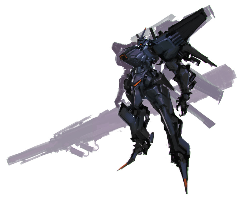Safebooru - floating gun highres holding holding gun holding weapon ...
