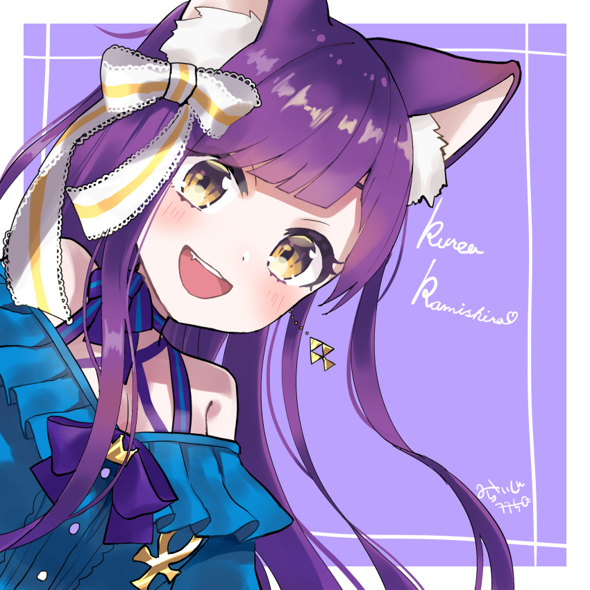 Safebooru - 1girl animal ears earrings highres jewelry kamishiro kurea ...