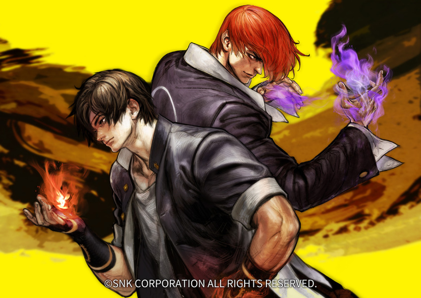 Safebooru - 2boys back-to-back black hair commentary english commentary ...