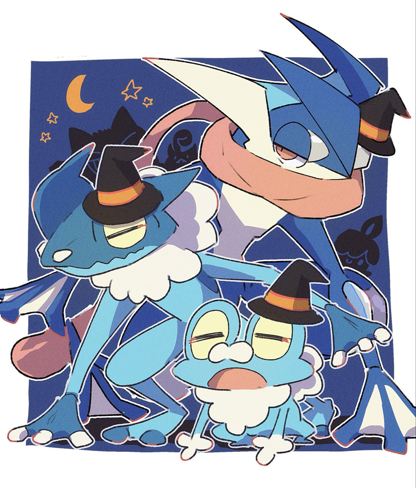 Safebooru - = = candle closed eyes closed mouth crescent moon ...